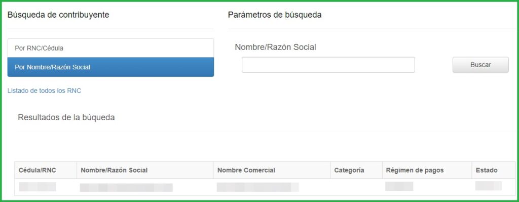 DGII: Consulta RNC de una empresa 2024